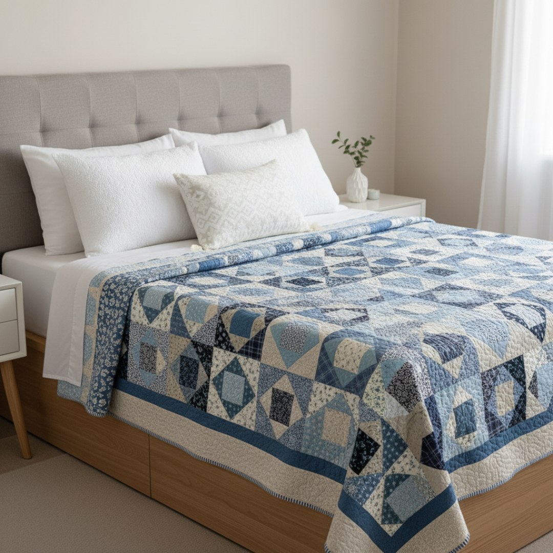 Floating Squares Quilt Pattern – Patterix